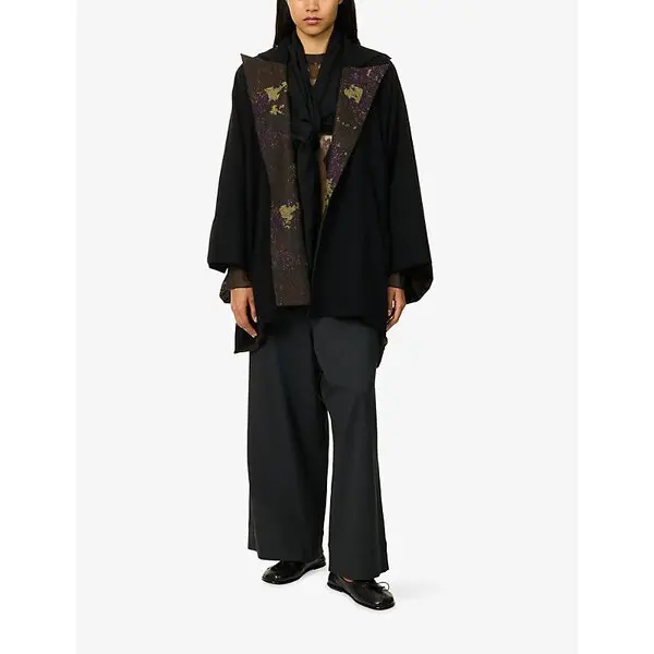 Yohji Yamamoto Cuffs Point Wool Jacket