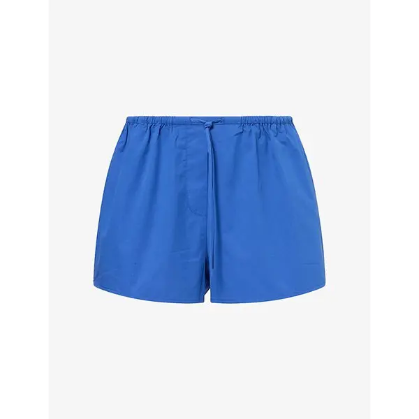 Dissh Ina Drawstring Cotton Shorts - Cobolt