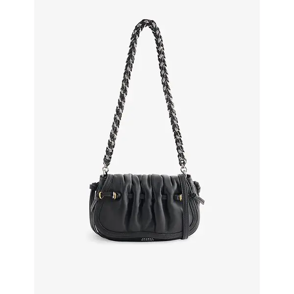 Isabel Marant Étoile Bolton Leather Shoulder Bag - Black