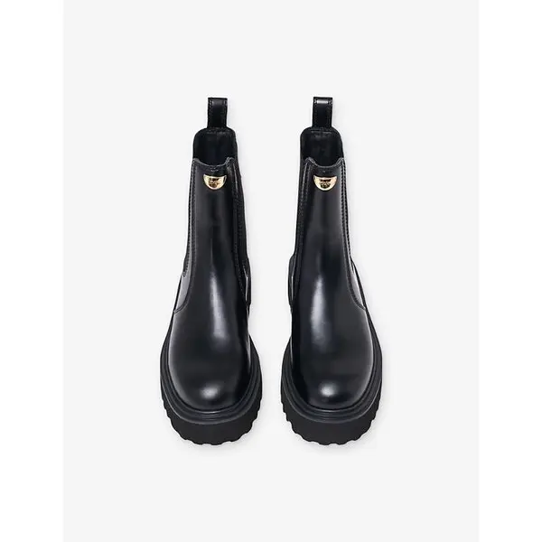 Maje Leather Chelsea Boots