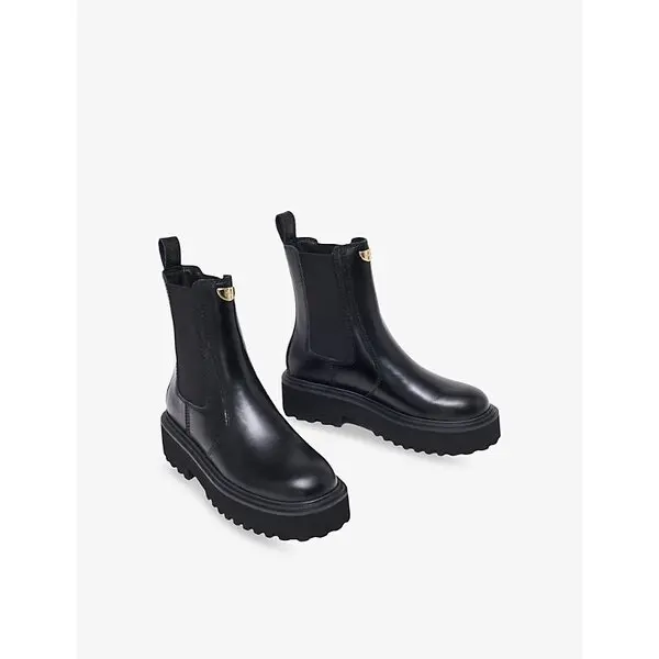 Maje Leather Chelsea Boots