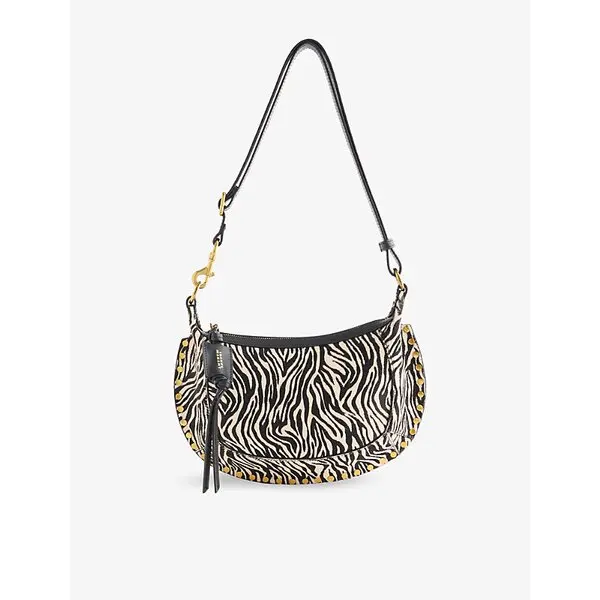 Isabel Marant Étoile Oskan Moon -print Leather Shoulder Bag