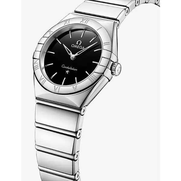 Omega Constellation Stainless-steel Quartz Watch 28mm
