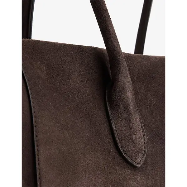 Sacai Lock Suede Shoulder Bag