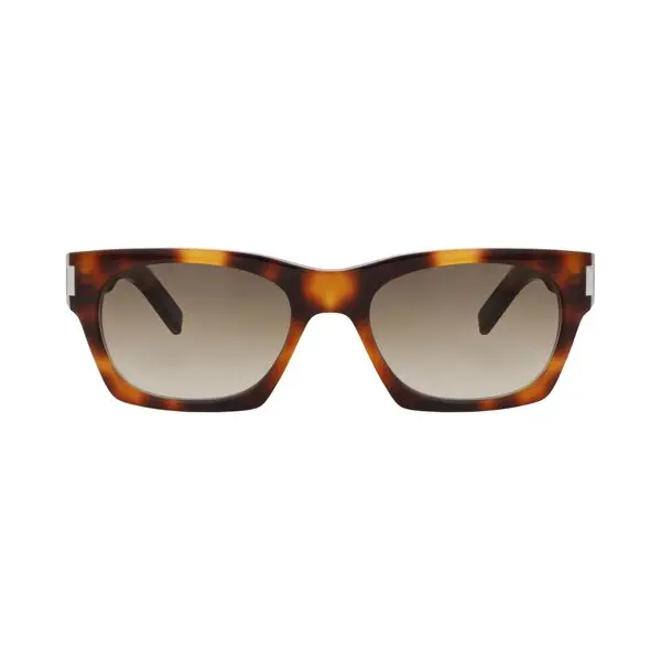 Saint Laurent Square-frame Recycled Acetate Sunglasses 'havana