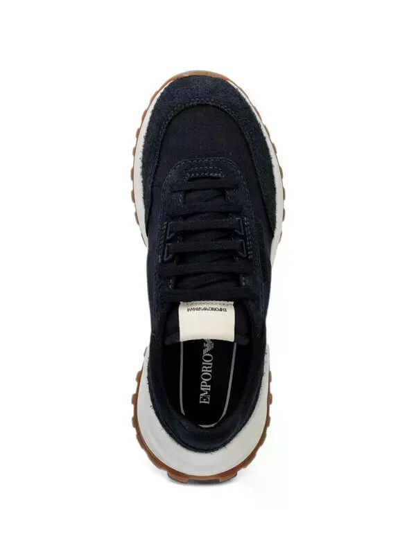 Emporio Armani Eagle Club Capsule Collection Suede Sneakers