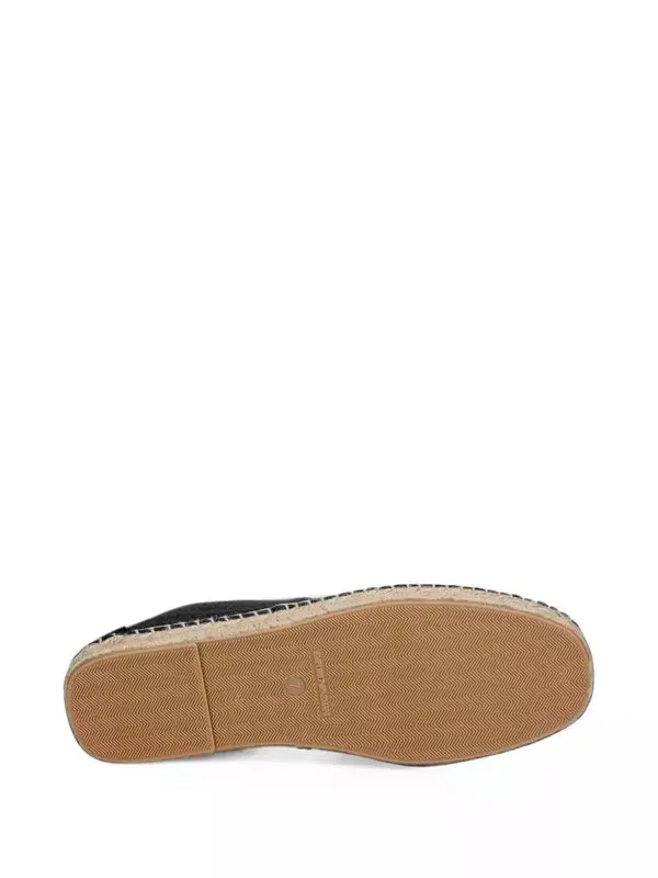 Emporio Armani Jacquard Espadrilles With All-over Logo Lettering