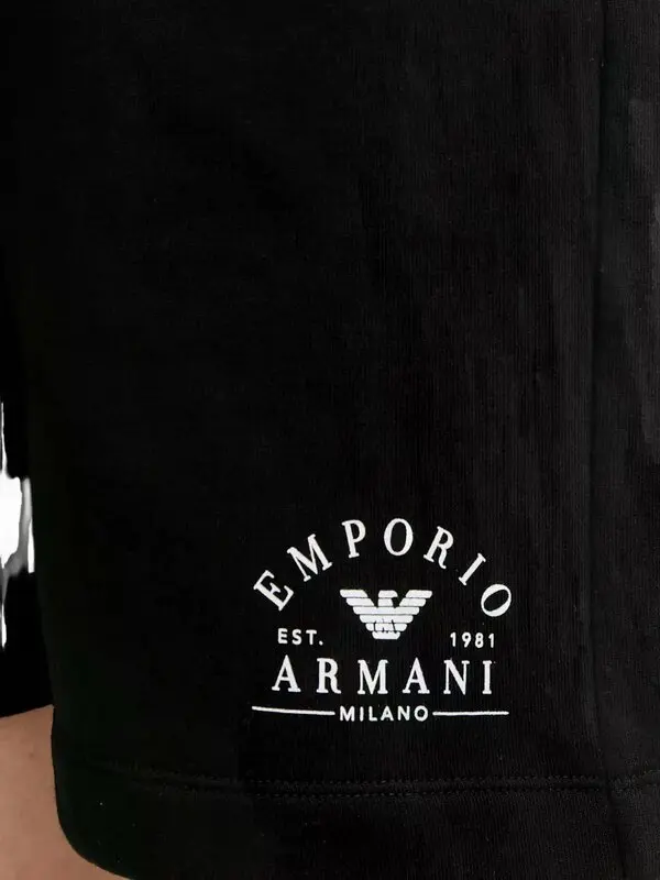 Emporio Armani Logo-print Elasticated Shorts