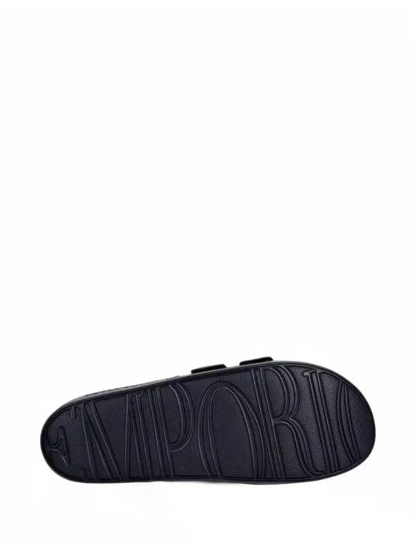 Emporio Armani Buckle-strap Slides