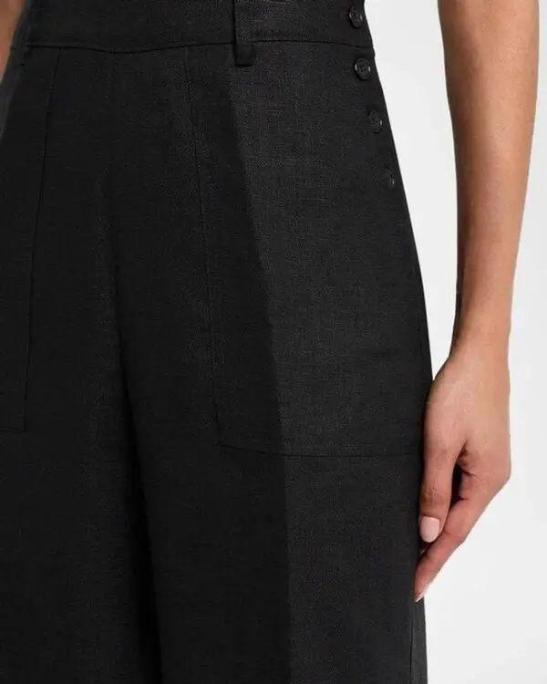 Libertine Heavy Linen Straight-leg Sailor Pants