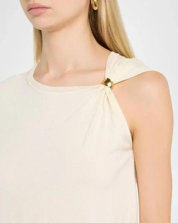 Altuzarra Rinaldi Knit Asymmetric Top - Ivory