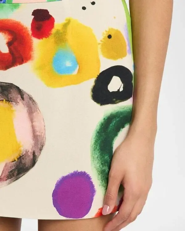 Libertine Jh Gouache Slim Mini Skirt