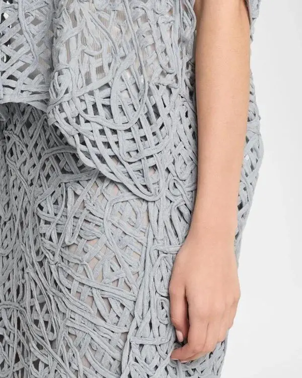 DIOTIMA Clara Tiered Openwork Knit Top