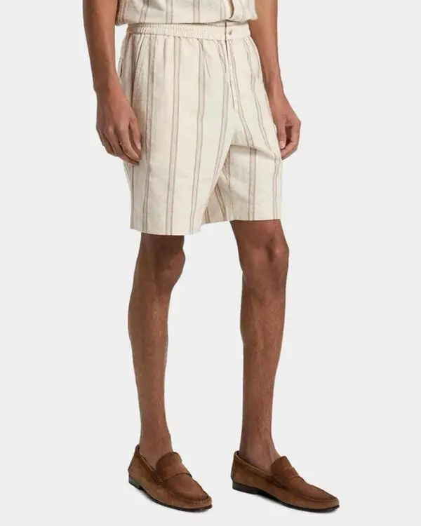 Vince Apos;s Cove Stripe Relaxed-fit Shorts - Midland/sm