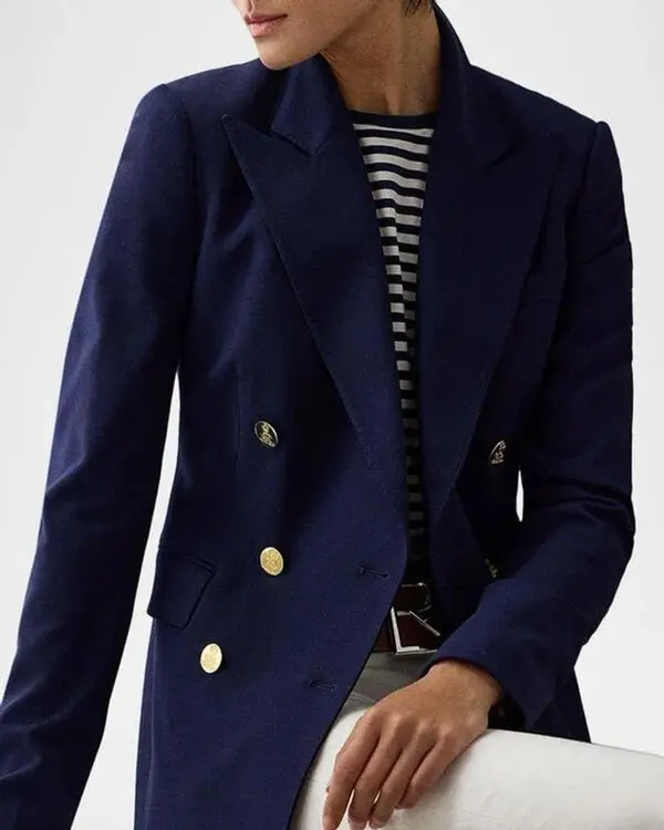 Ralph Lauren Camden Wool Crepe Jacket