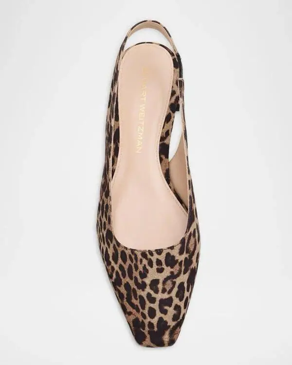 STUART WEITZMAN Stassi Grosgrain Slingback Flats