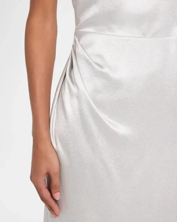 Giorgio Armani Satin Midi Dress
