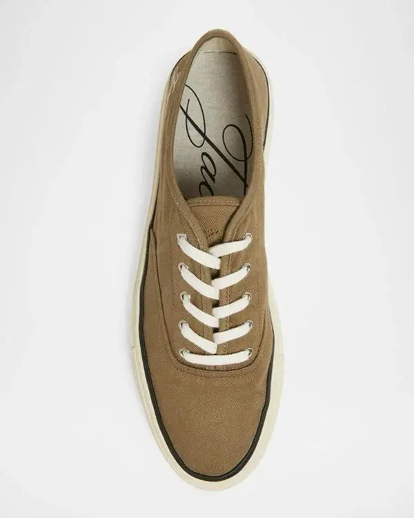 Jacquemus Apos;s Les Fefe Canvas Low-top Sneakers - Khaki