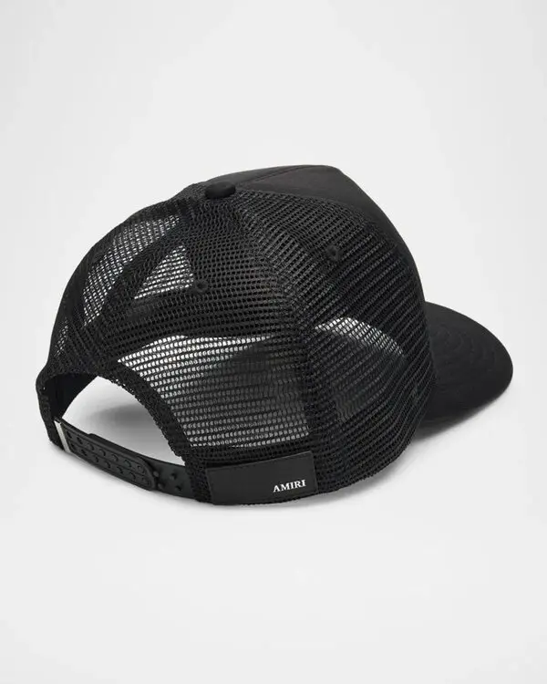 Amiri Apos;s Chateau Trucker Hat - Black/blac