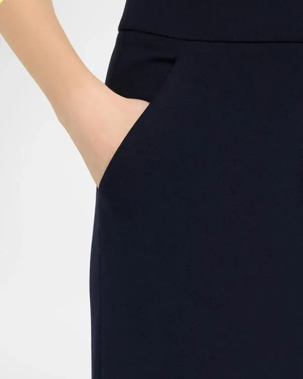 Veronica Beard Tonelli Wide-leg Pants - Navy
