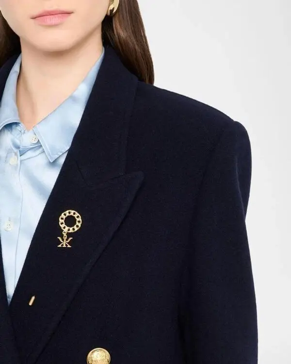 Kobi Halperin Grayson Double-breasted Long Wool Coat