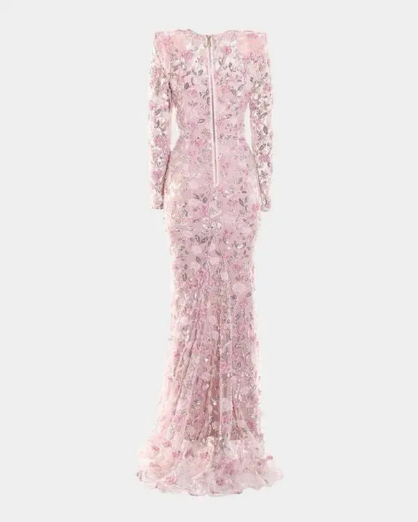 ZHIVAGO The Death Of Roses Embellished Gown