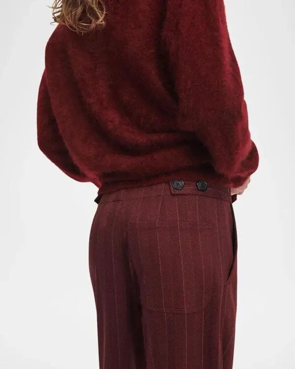 Rag & Bone Irina Striped Ponte Jacquard Pants