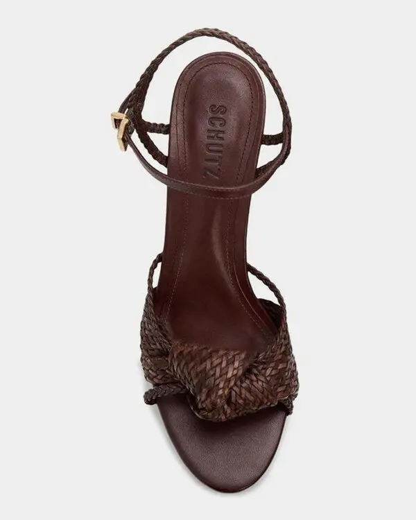 Schutz Kalina 100mm Leather Platform Sandals