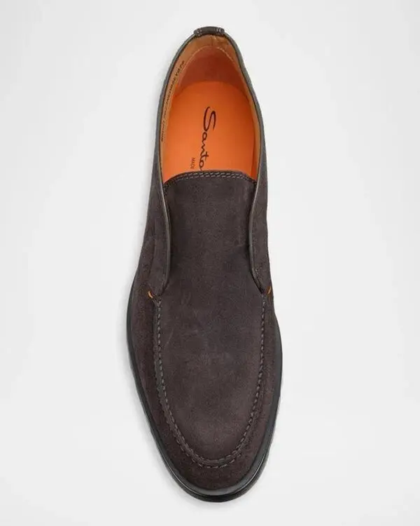 Santoni Apos;s Rock Suede Loafers