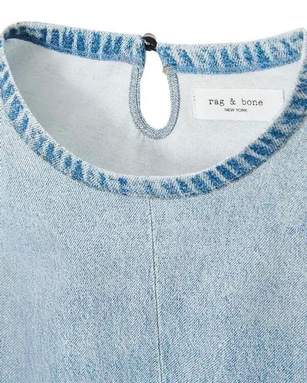 Rag & Bone Rb Miramar Kelly Mini T-shirt Dress - Seaside