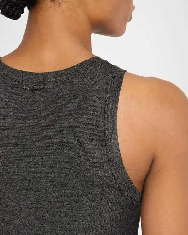 Brunello Cucinelli Shimmering Knit Sleeveless Blouse