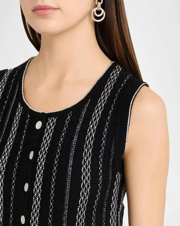 Proenza Schouler White Label Alyna Textured Knit Vest