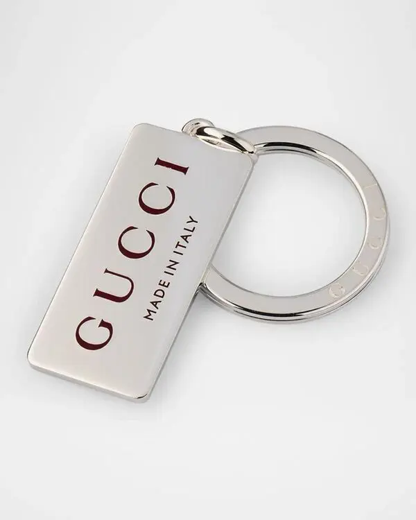 Gucci Apos;s Trademark Sterling Keyring