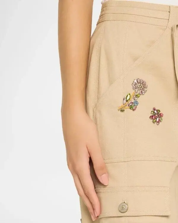 Cinq À Sept Michelle Retro Love Pants - Khaki Mult