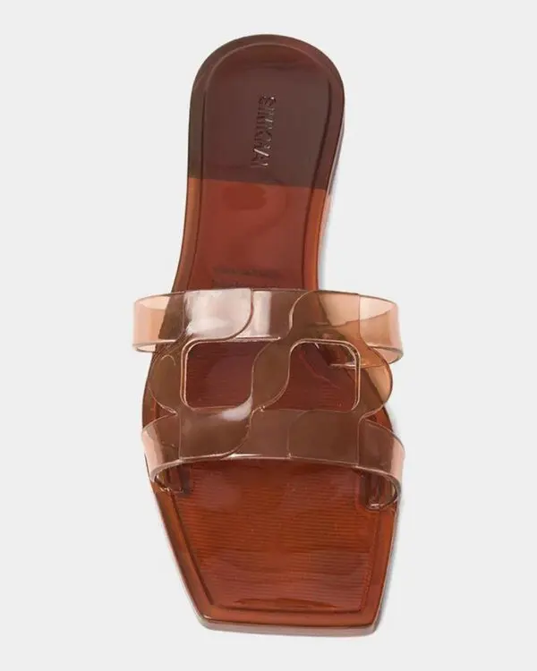 Simkhai Monogram Jelly Slides