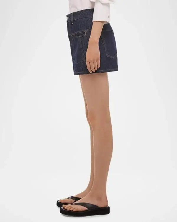 Helmut Lang Denim Mini Skirt