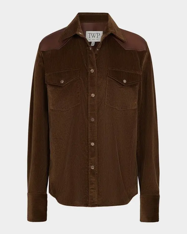 TWP Cowboy Take Me Away Corduroy Shirt