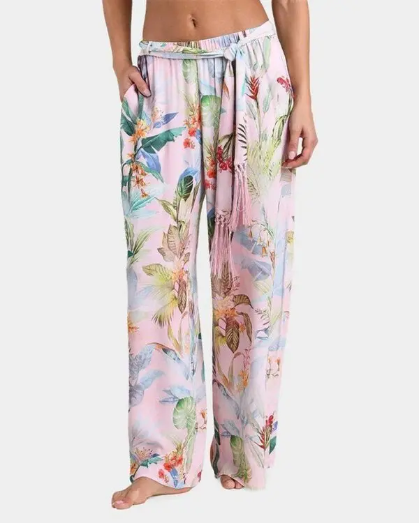 L & APOS;AGENCE Colorful Palm Geraldine Pants