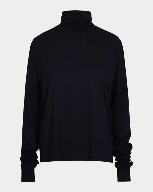 TWP Abby Cotton Turtleneck Top
