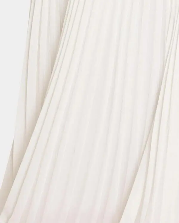 MILLY Helen Pleated Drop-waist Midi Dress