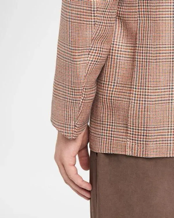 Cesare Attolini Apos;s Plaid Cashmere-blend Sport Jacket - Orange