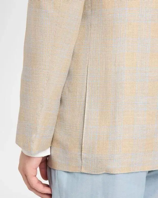 Cesare Attolini Apos;s Plaid Cashmere-blend Sport Jacket - Tan