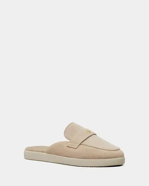 Tory Burch Suede Ballet Sport Mules - Malva