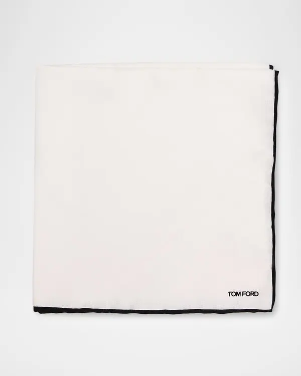 TOM FORD Apos;s Solid Classic Silk Pocket Square