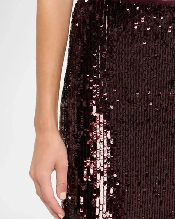 Simkhai Sequined Midi Skirt
