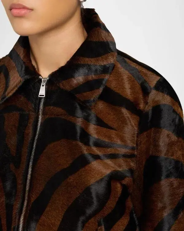 Simkhai Daria Calf Hair Jacket