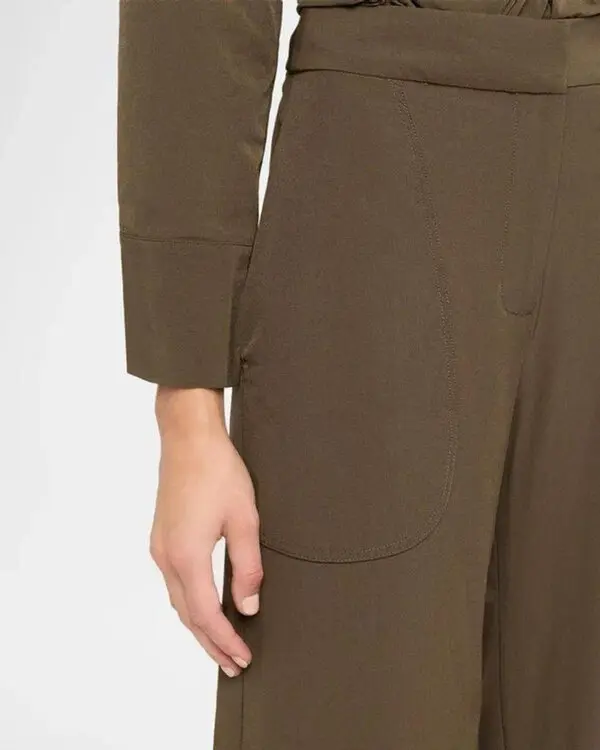 JBQ Oslo Wide-leg Pants - Bark