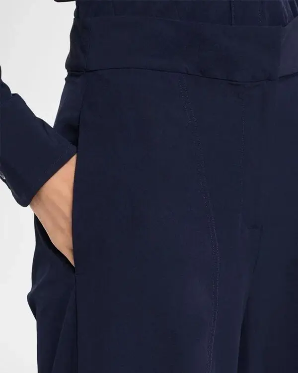 JBQ Oslo Wide-leg Pants - Navy