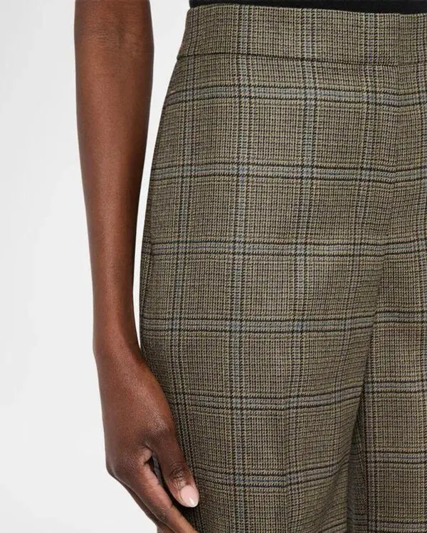 Lafayette 148 New York Lafayette Glen Plaid Wool Pants
