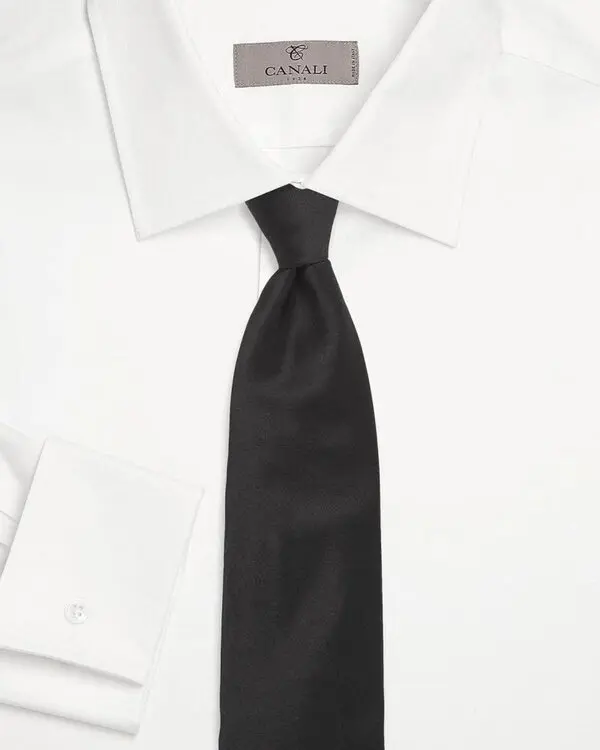 Canali Apos;s Solid Silk Tie